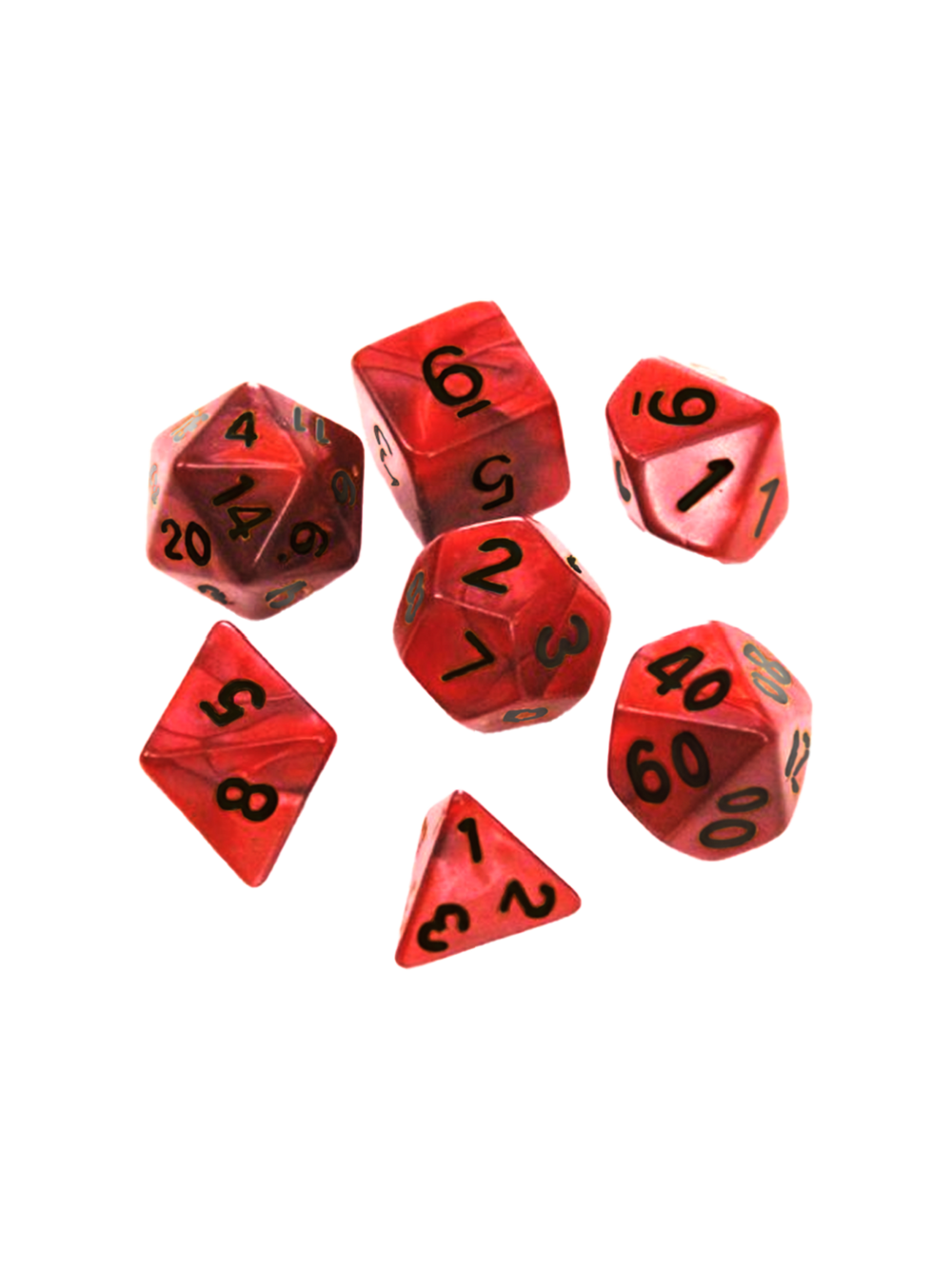 Corrupted Dice – Resin TTRPG Dice Set – Eventyr Games