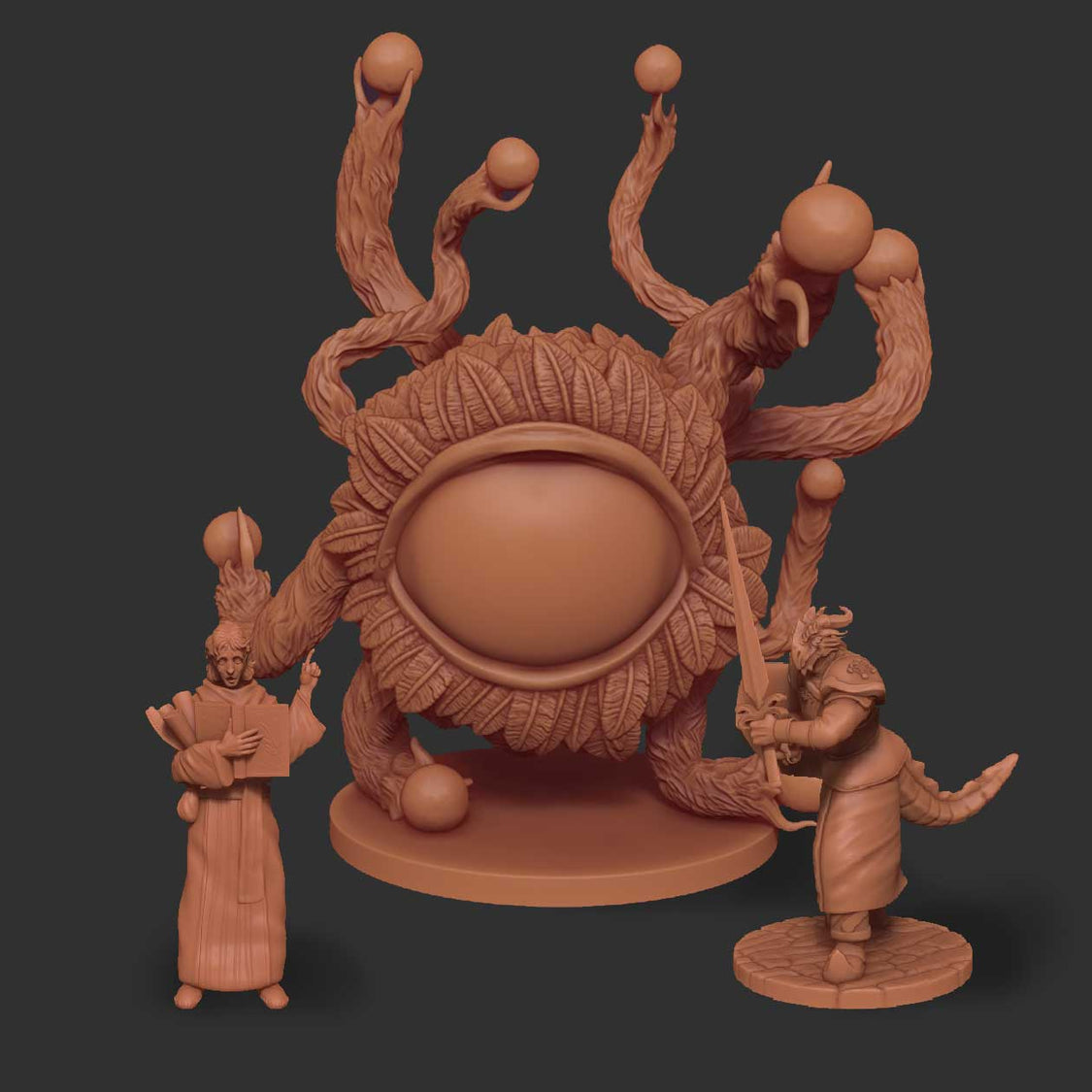 Heretic, Scribe, and Seraphic Seer – STL Bundle – Eventyr Games